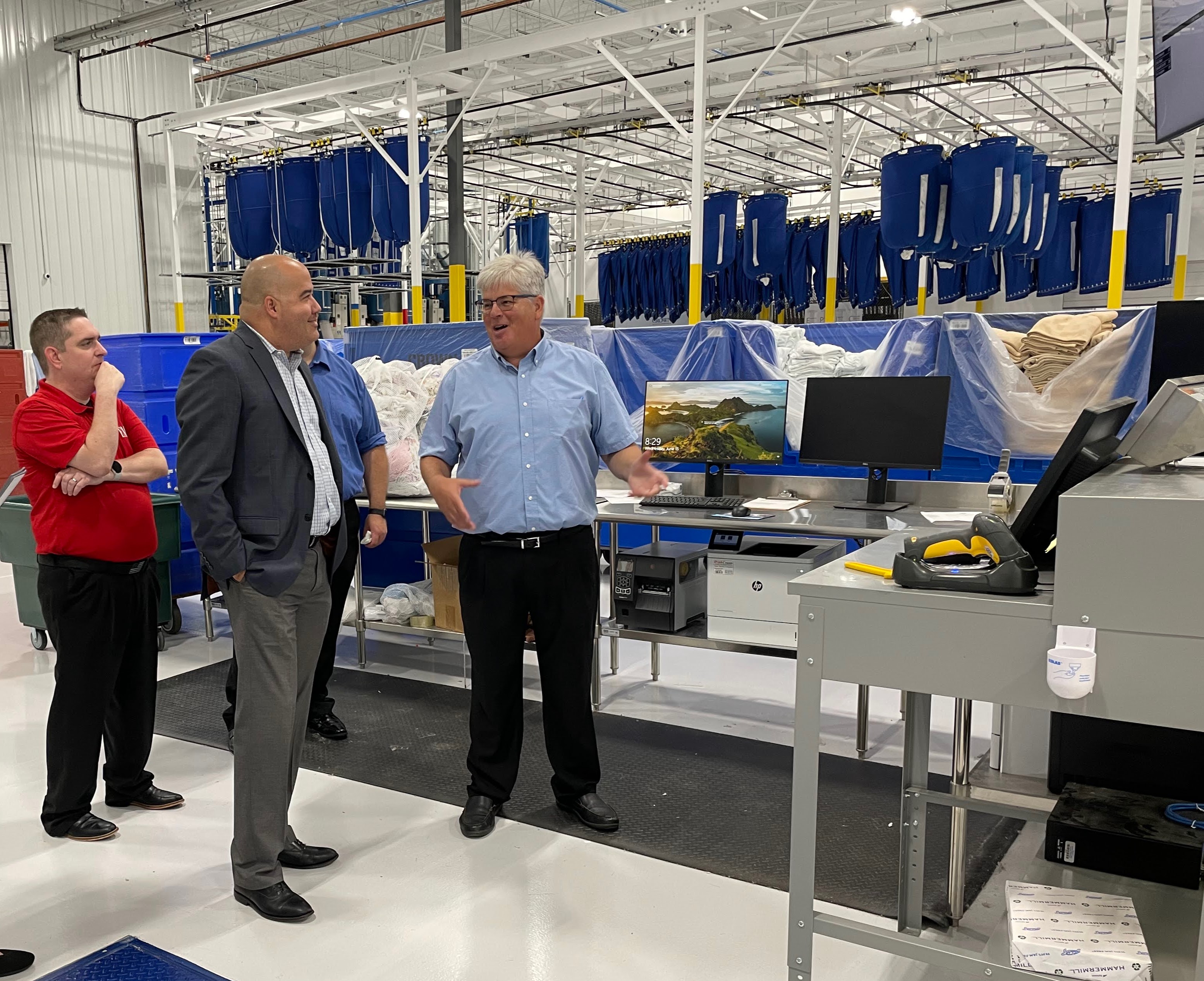 We visited Crown Health Care Laundry Services' new plant - Wow!